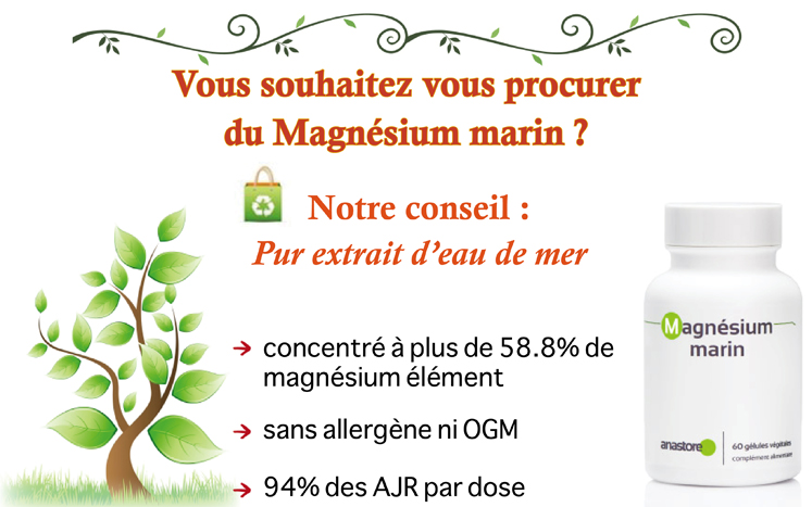 Complément nutritionnel magnésium marin - Wiki Bio